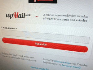 wpMail.me - WordPress newsletter