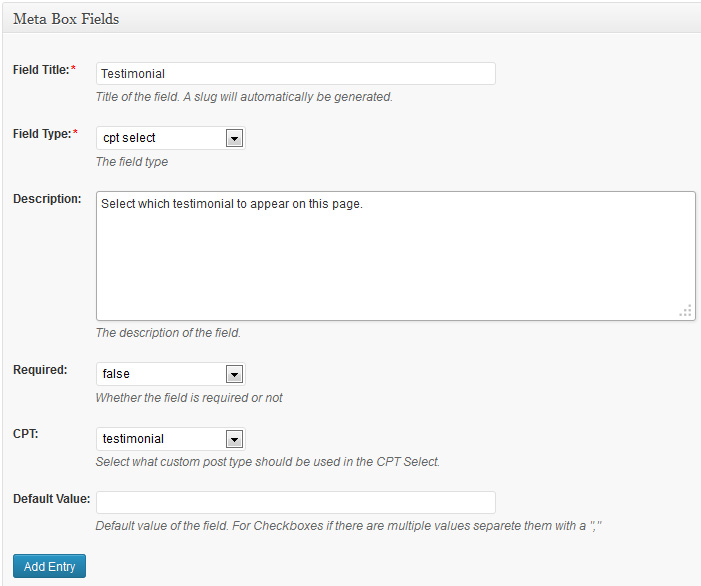 Custom Post Type Select Cozmoslabs