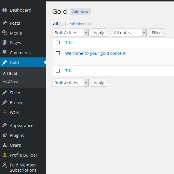WordPress Creation Kit