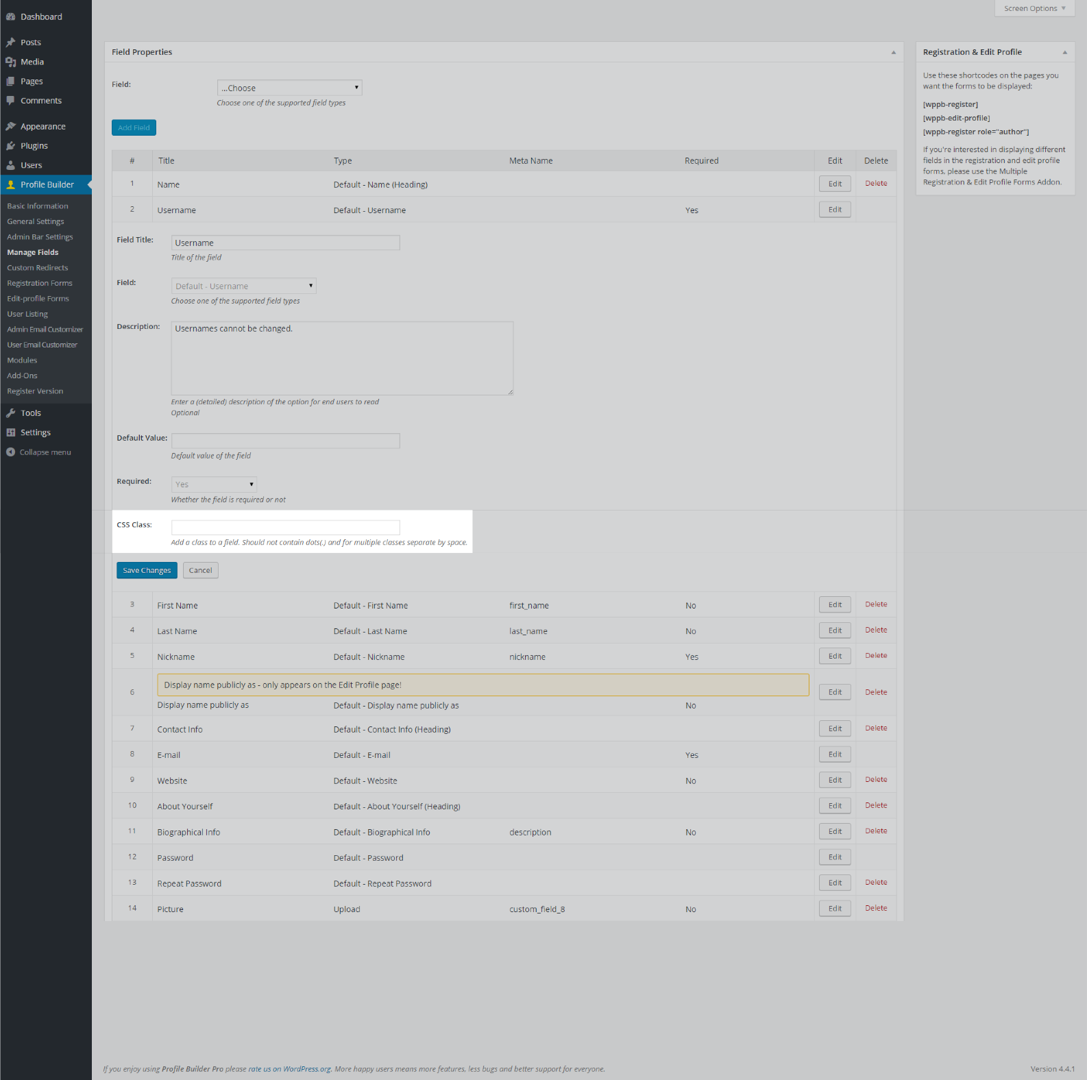 Custom CSS Classes on Fields - Cozmoslabs Custom CSS Classes on Fields - Cozmoslabs