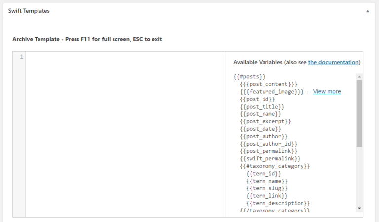 Swift Templates - Cozmoslabs
