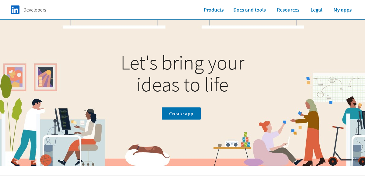 How to create a LinkedIn App for Social Connect