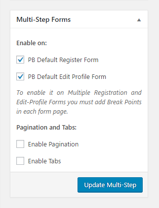 Multi-Step Forms - Cozmoslabs