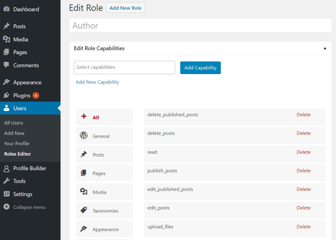 How To Create Custom Wordpress User Roles With Profile Builder