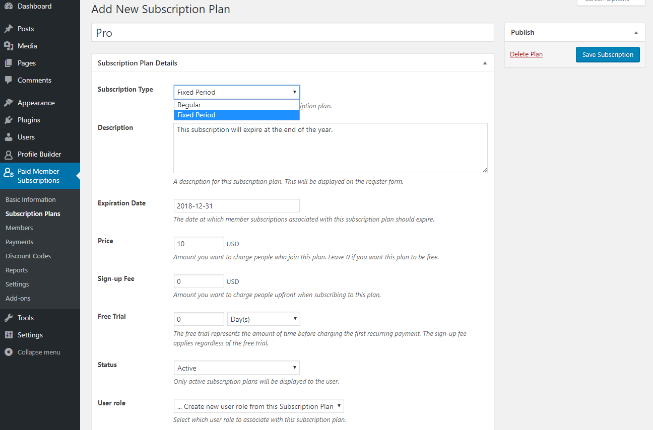 How to create Fixed End Date Subscriptions - Cozmoslabs How to create Fixed End Date Subscriptions - Cozmoslabs