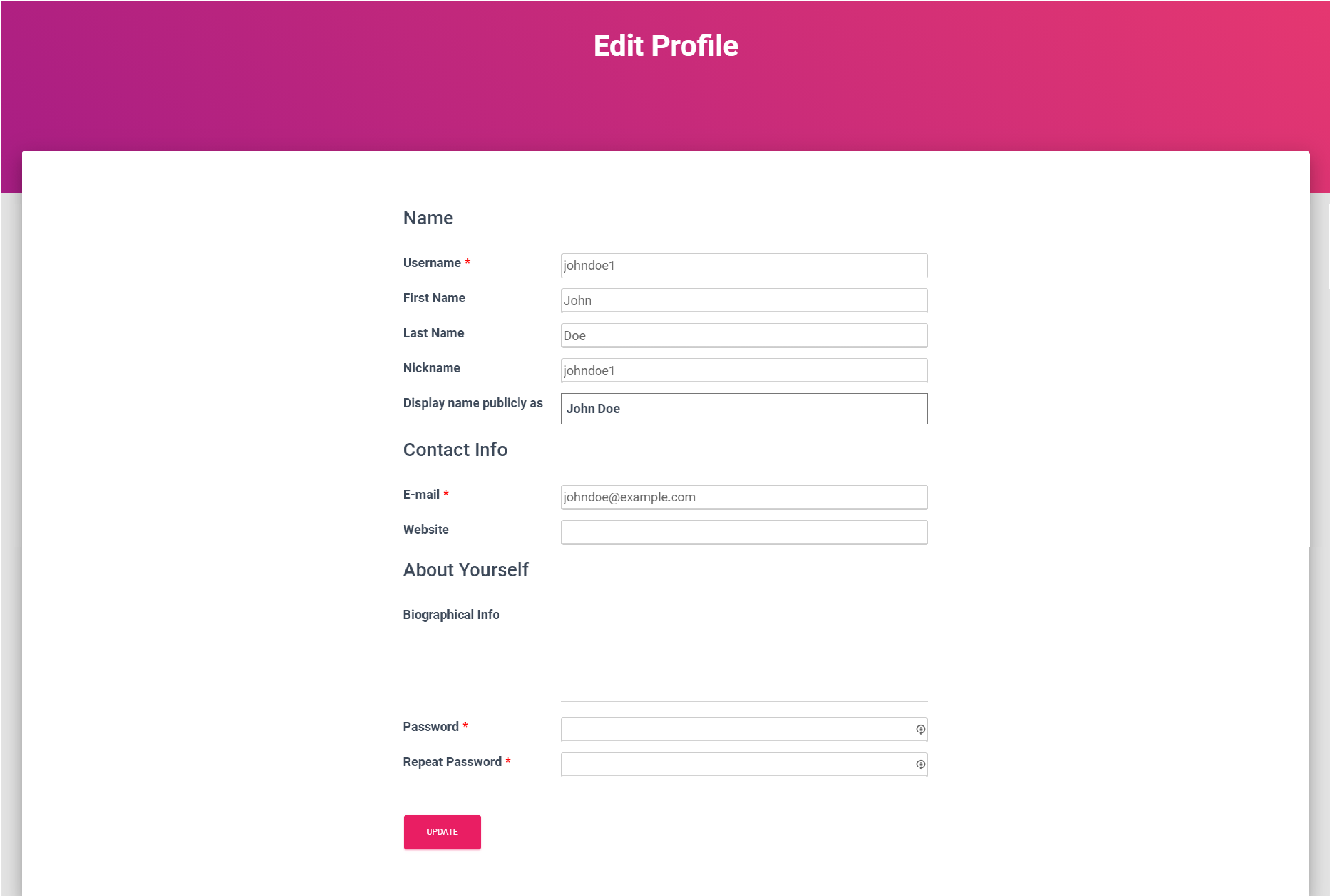 How to Create a WordPress User Profile Page (Fast & Easy) - Cozmoslabs